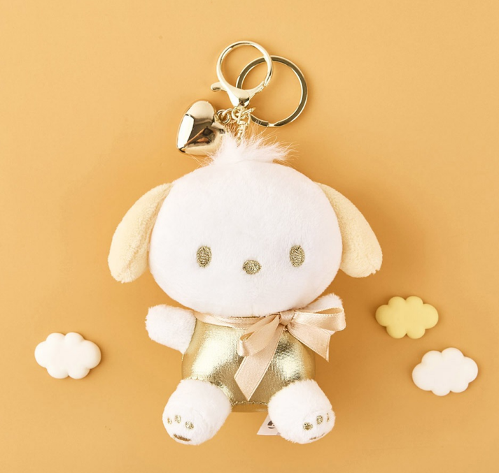 Sanrio Gold Heart 3" Keyring Pochacco – Mirae